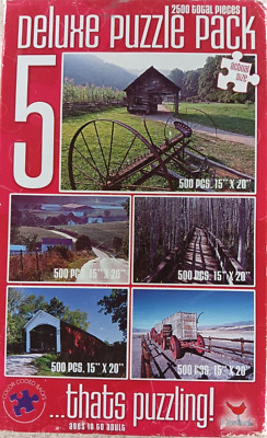 Deluxe Puzzle Pack Landscapes 2500 Piece Jigsaw Puzzles by Cardinal | eBay