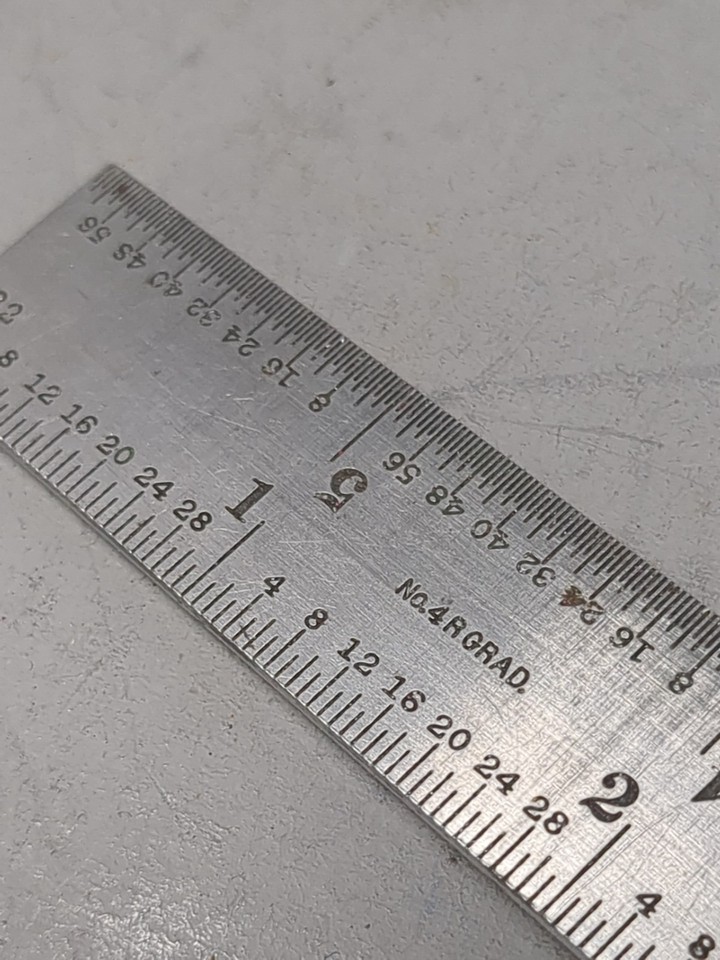 L.S. Starrett Machinist Combination Square 6" 4R Grad Rule USA | eBay