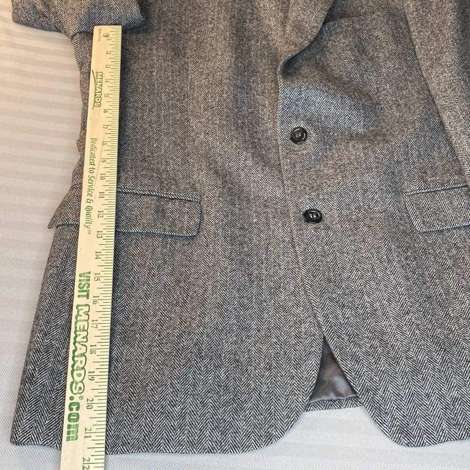 Andrew Fezza blazer Men’s 42L Herringbone Camel Hair Blend Suit Jacket ...