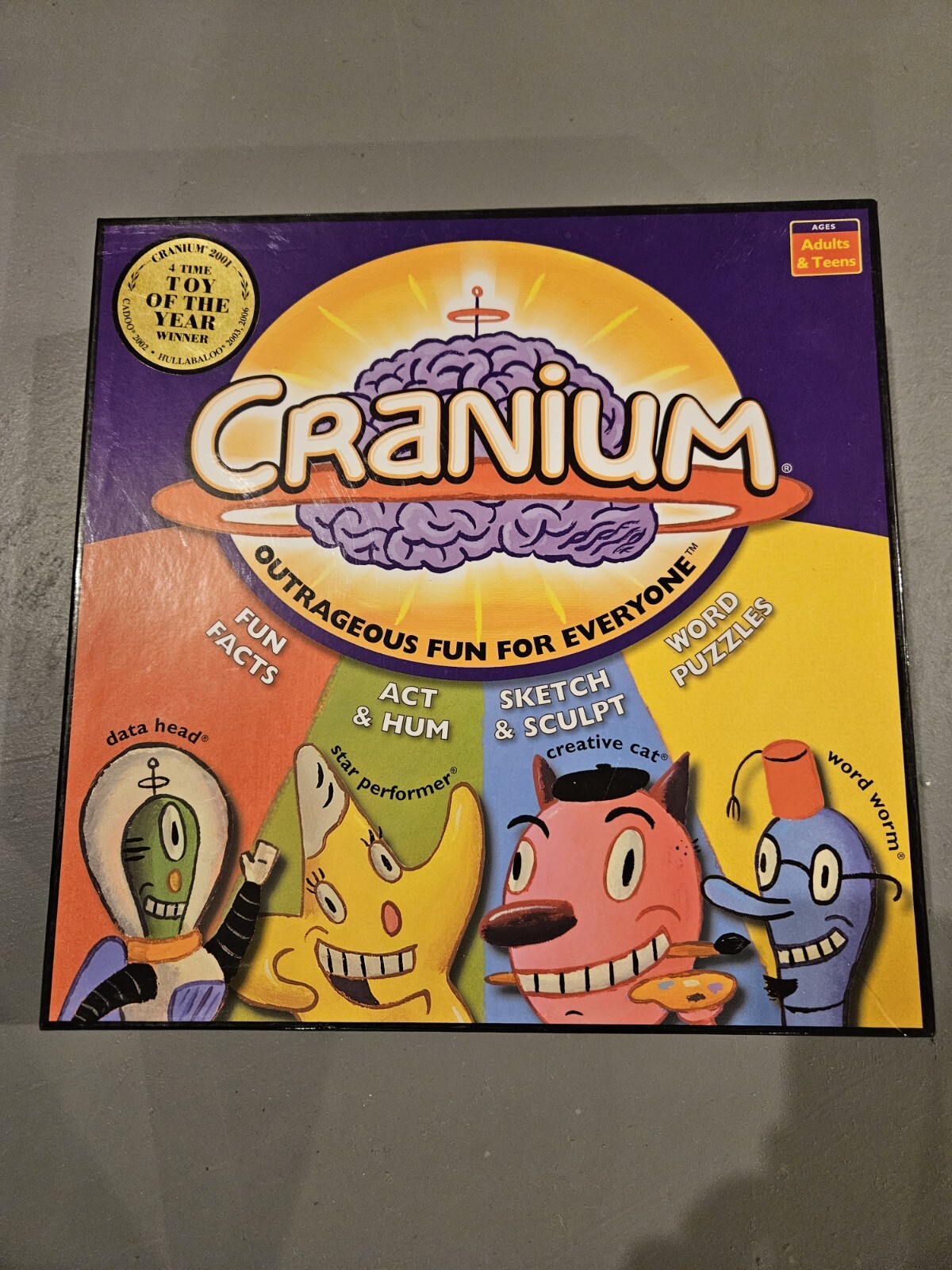 Cranium Board Game Brand - The Game For Your Whole Brain - Complete Set ...