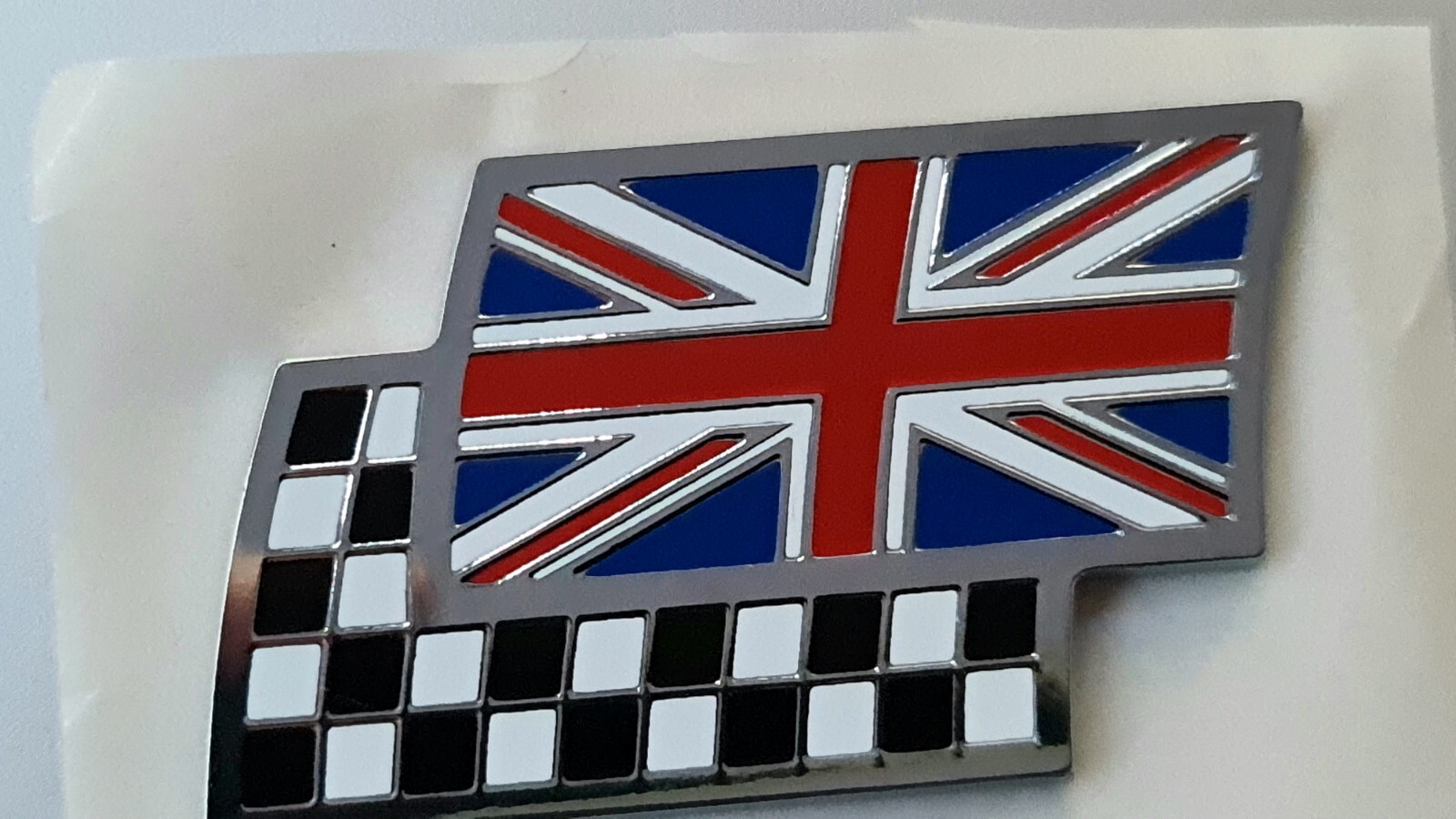 MG Rover Chequered Union Flag Badge Large - Brand New | eBay