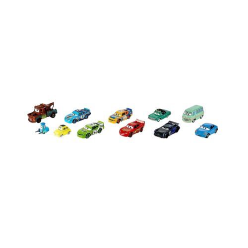 Disney Pixar Cars Die-Cast Mini Racers 10-Pack Vehicles, Miniature ...