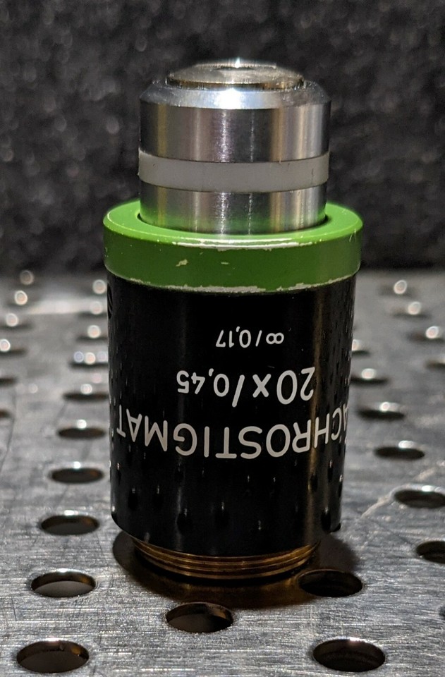 Zeiss ACHROSTIGMAT 20x /0,45 ∞/0.17 44 01 40 Microscope Objective RMS ...