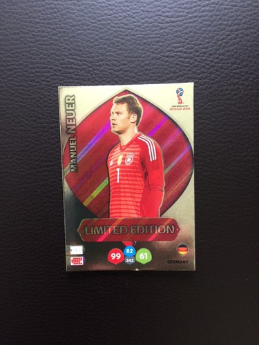 Manuel Neuer Limited Edition Card Panini Adrenalyn XL FIFA World Cup ...