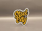 Football Vinyl Decal Stickers Steeler Nation Steel Curtain Pittsburgh ...
