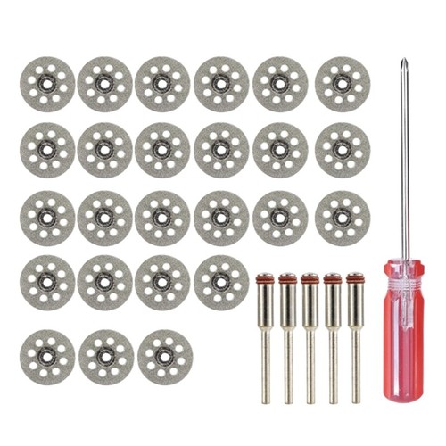 Circular Saw Glass Cutting Discs with Mandrel & Screwdriver for Rotary ...