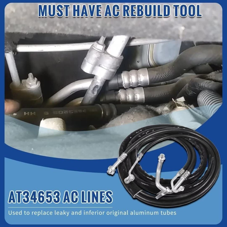 AT34653 Rear AC Line Set For 2009-2016 Chevrolet Traverse Rear ...