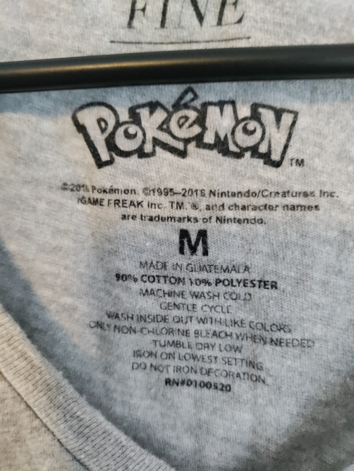 Mighty Fine Pokémon Eevee Evolutions Women's Gray V-N… - Gem