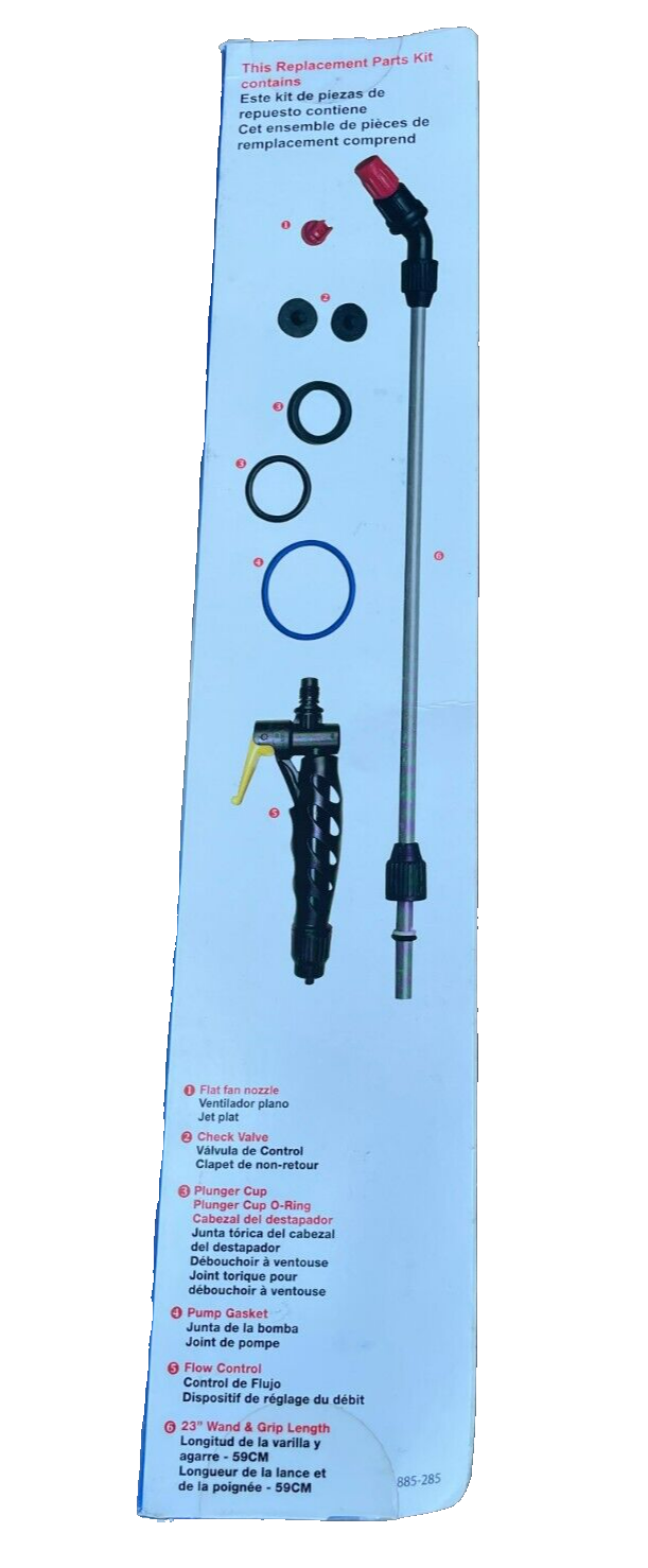 RL Flo-Master Universal Parts w/ Wand Replacement Parts for Handheld ...