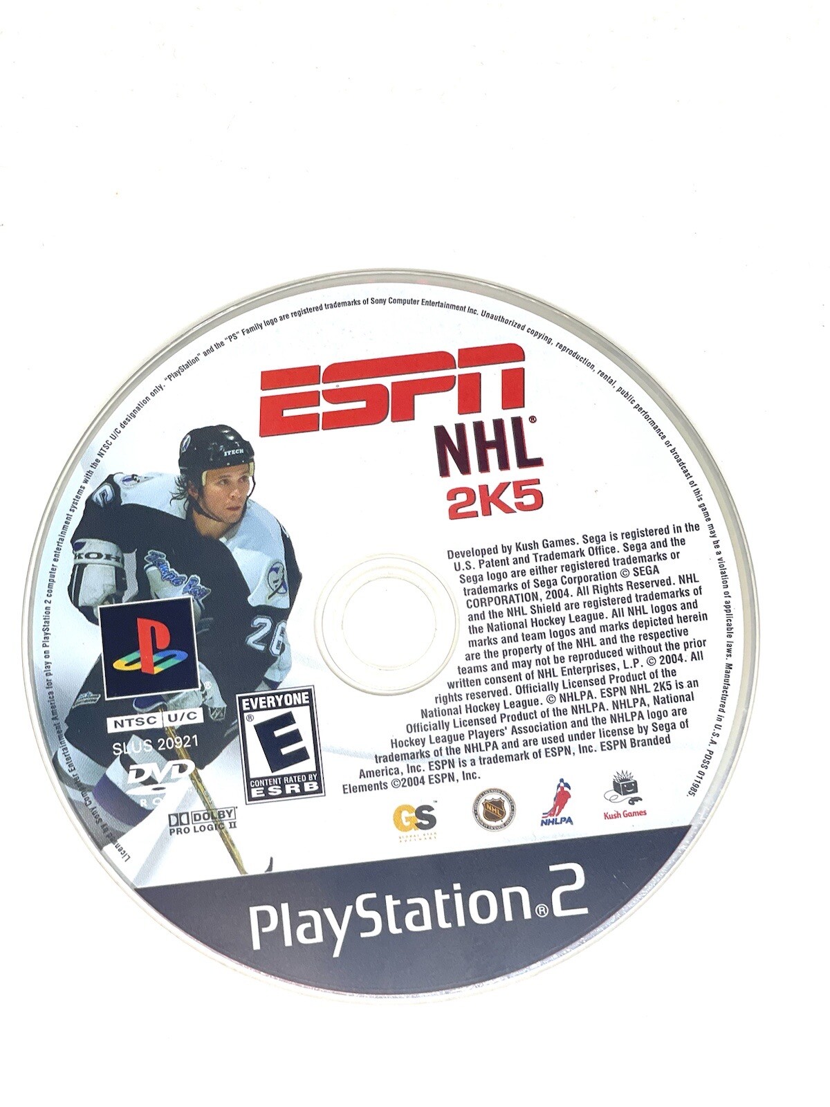 ESPN NHL 2K5 PS2 Sony PlayStation 2 Video Game Disc Only!!!!!!!!!!! | eBay