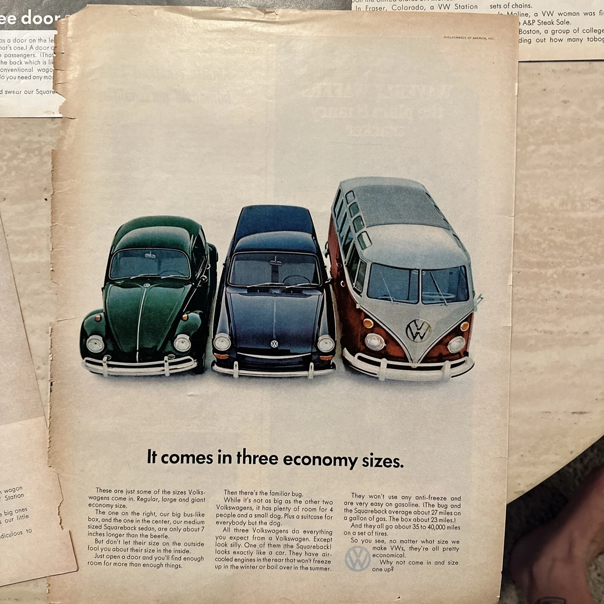 1960s Volkswagen Ads