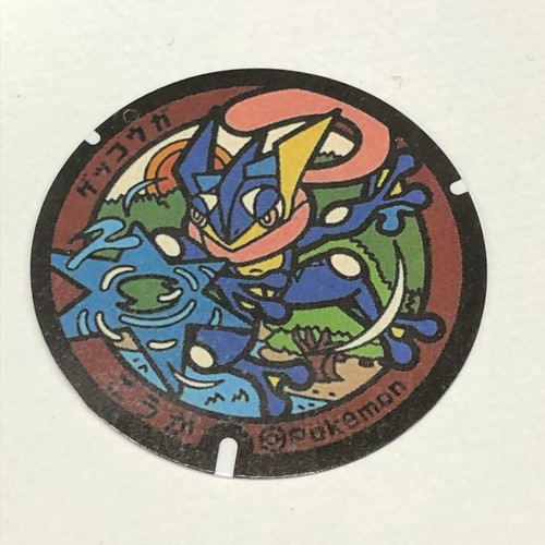 Greninja pocket monster pokefuta sticker Nintendo JAPAN D480 | eBay