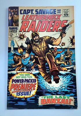 Captain Savage and his Leatherneck Raiders #1 (Marvel Comics, 1968) Low ...