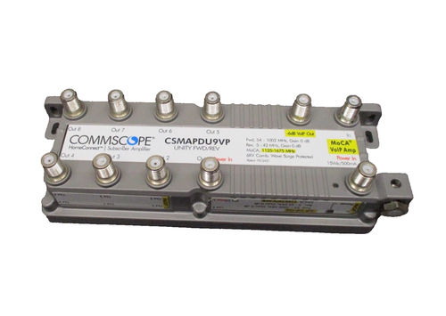 Commscope HomeConnect Subscriber VoIP Amplifier CSMAPDU9VP, Surge ...
