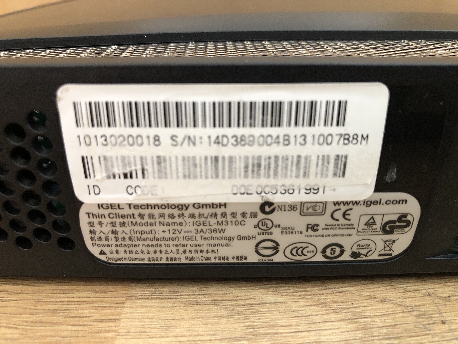 IGEL Technology GmbH IGEL-M310C Thin Client with No PSU IGEL-M310C (Inc VAT) | eBay