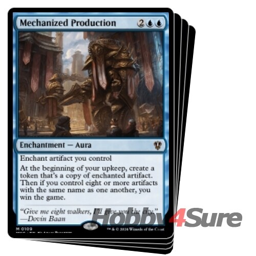 Mechanized Production X4 M/NM Magic MTG Murders At Karlov Manor ...