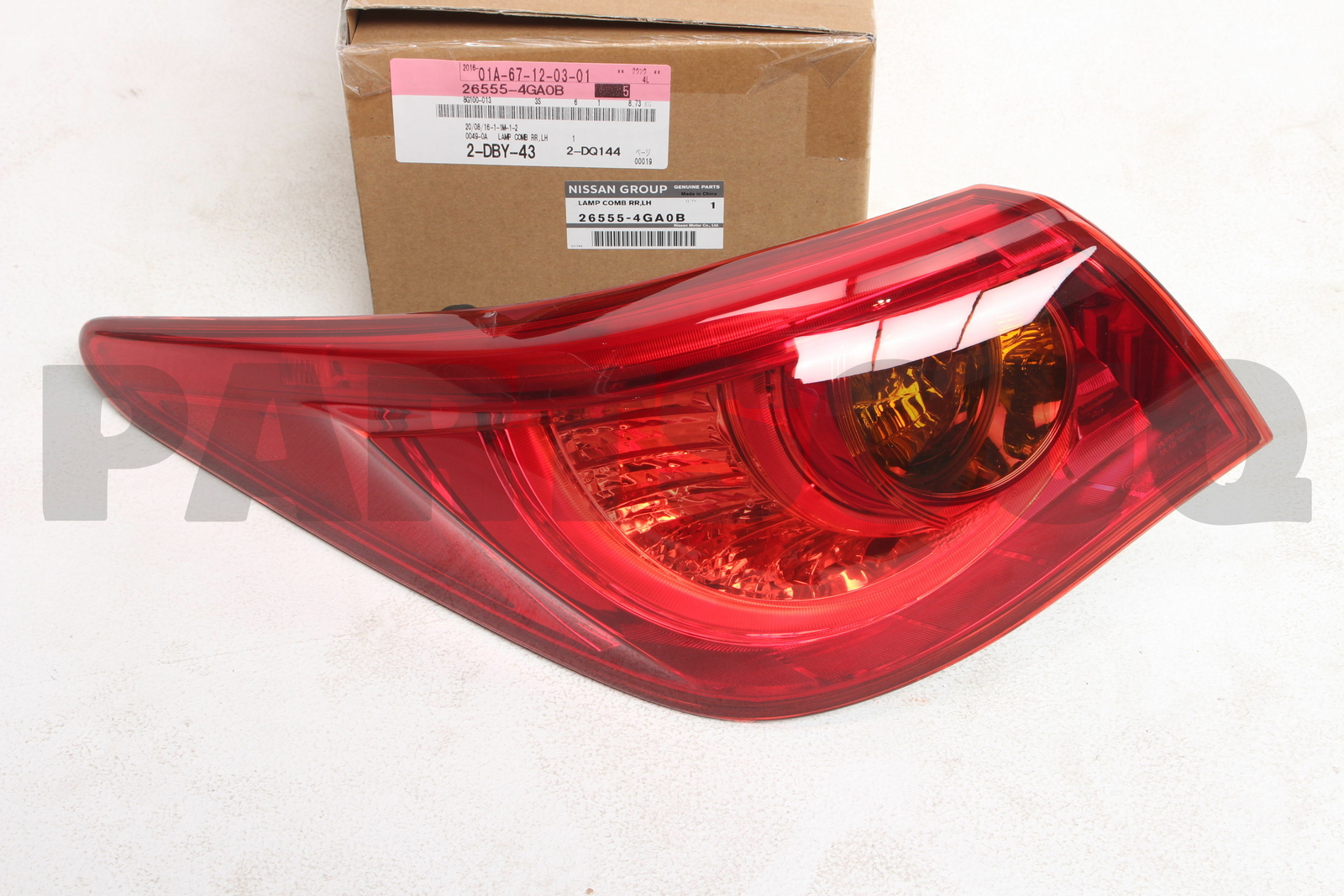 265554GA0B Genuine Nissan LAMP COMB RR,LH 26555-4GA0B | eBay