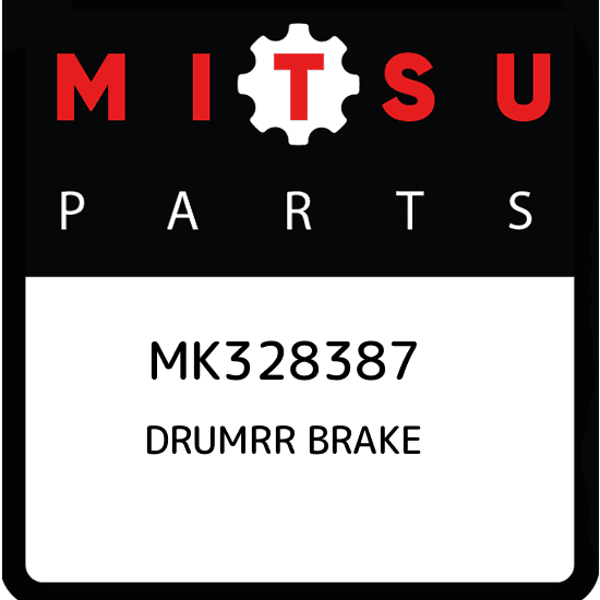 MK328387 Mitsubishi OEM Genuine Drum RR Brake for sale online | eBay