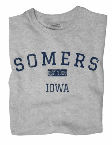Somers Iowa IA T-Shirt EST | eBay