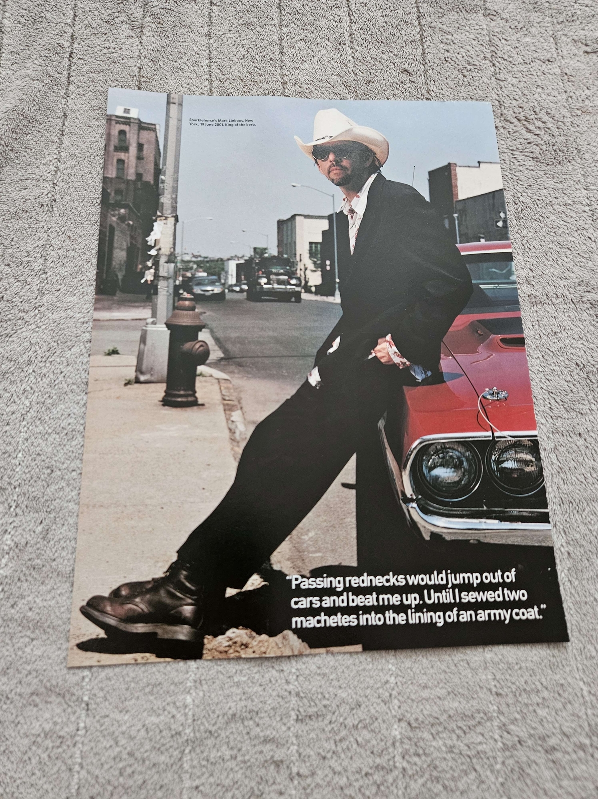 FPOT313 MAGAZINE PICTURE PIN UP/POSTER 12X9" MARK LINKOUS | eBay