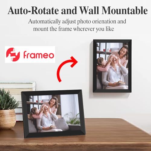 Digital Picture Frames Load from Phone Frameo 10.1 Inch Smart V1.0-10IN ...