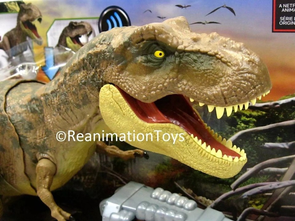 Jurassic World Camp Cretaceous Stomp 'N Escape Tyrannosaurus Rex T-Rex ...