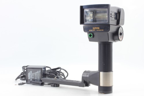 [Near MINT] Sunpak Auto 522 Thyristor Handle Mount Flash with Bracket ...