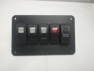Rocker Switch Panel - Proto-Fab Inc. - 0999 | eBay