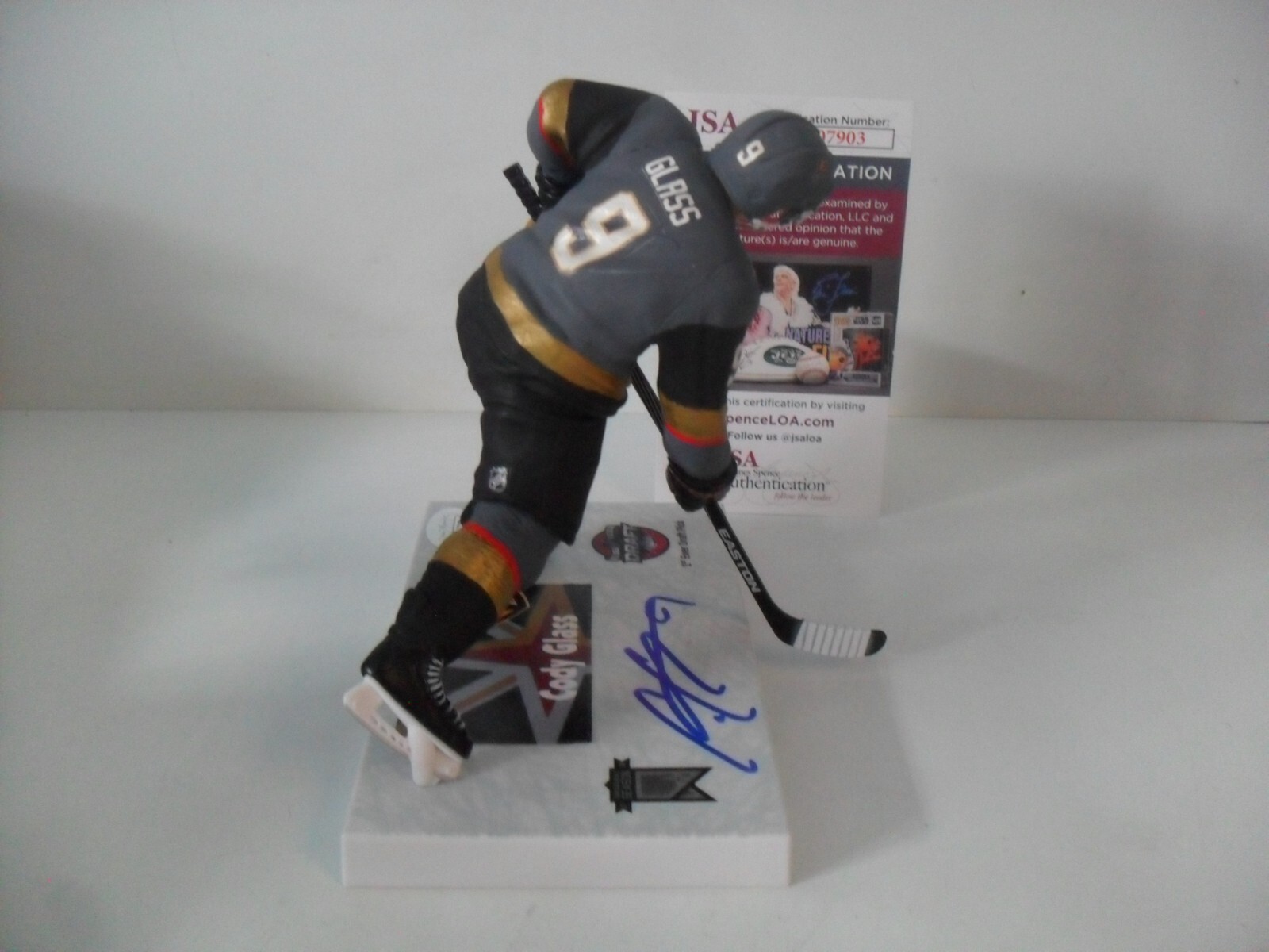 Cody Glass Signed Vegas Golden Knights CUSTOM McFarlane Figure JSA COA ...