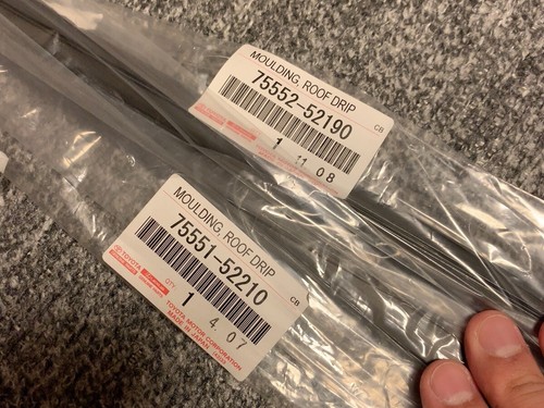 OEM Toyota 2012-2021 Prius C Roof Molding LH RH 75552-52190 75551-52210 ...