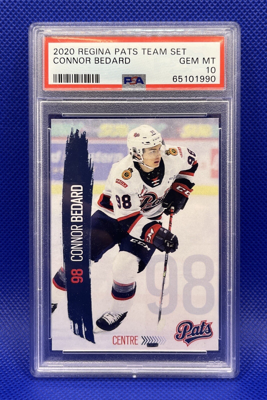 2020 Regina Pats Team Set Connor Bedard PSA 10 WHL Rookie Card | eBay