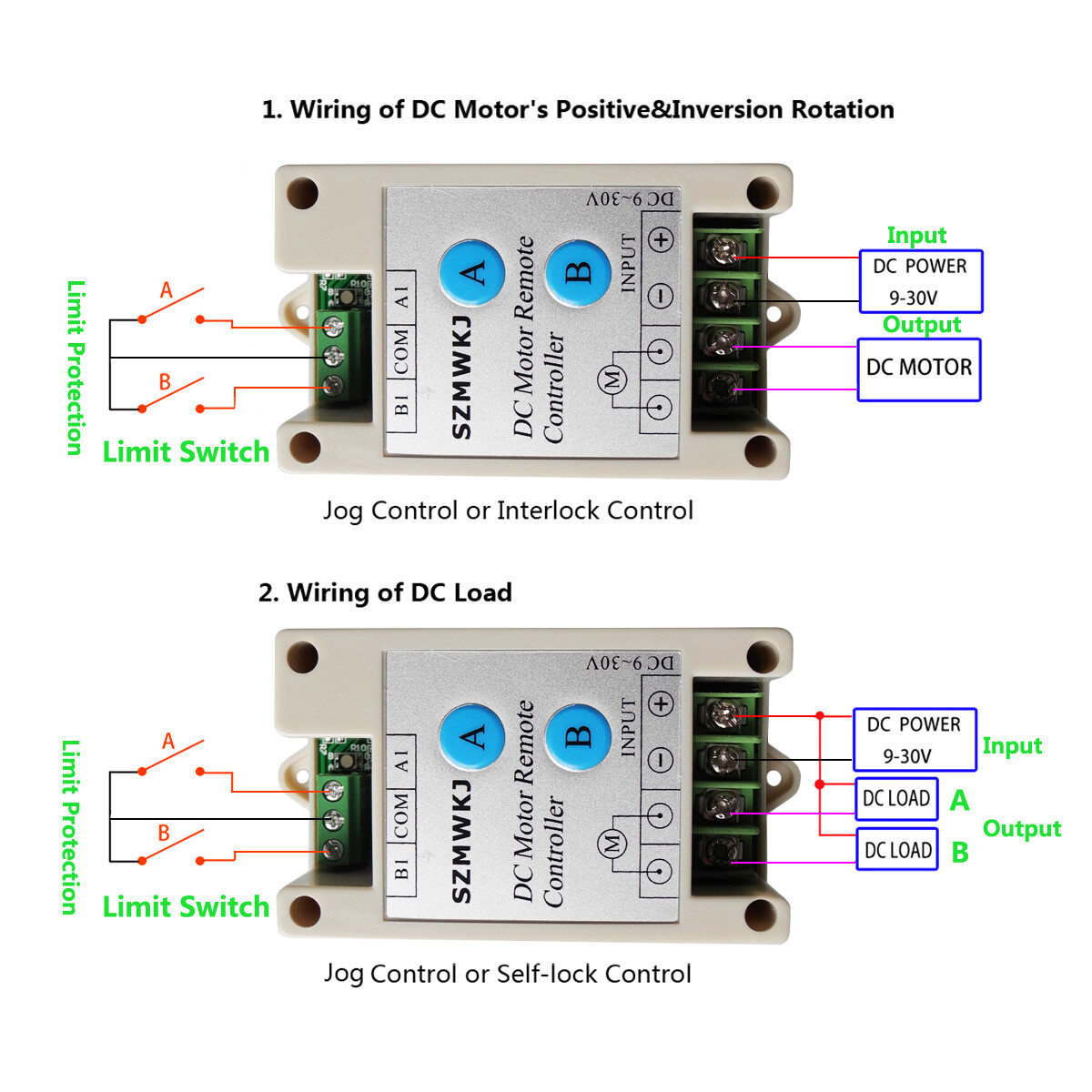 Wireless Motor Control Circuit