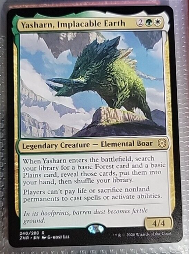 MTG Yasharn, Implacable Earth Zendikar Rising 240/280 Regular Rare | eBay
