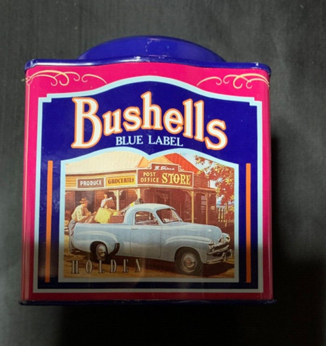 1983 Bushells Blue Label Tea Tin Qantas - Holden, Railways, PO ...