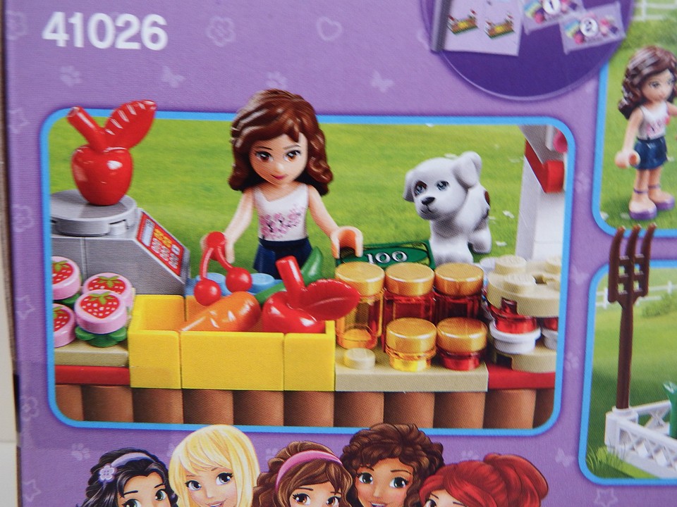 LEGO FRIENDS Model #41026 Sunshine Harvest 233 piece set Ages 6-12 ...