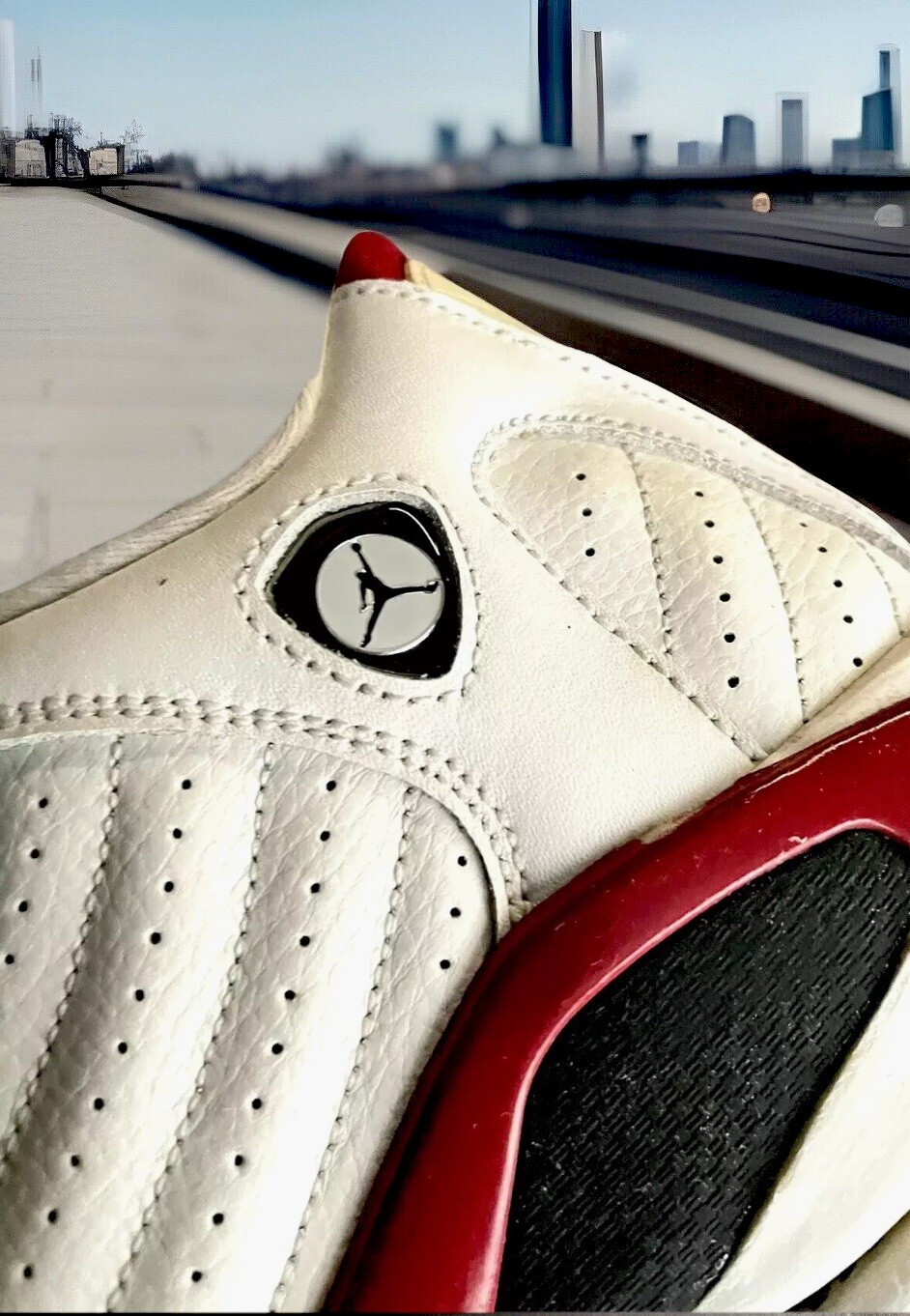 AIR JORDAN 14 XIV RETRO “LAST SHOT" WHITE/RED/BLACK (GS) BIG KIDS SIZE ...