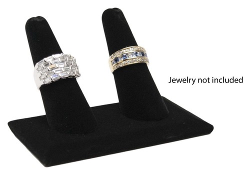 Novel Box 2 Finger Ring Stand Holder Jewelry Display 3.5X2X2" | eBay