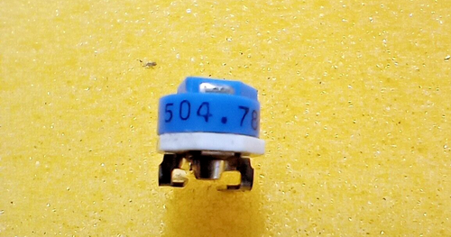 Potentiometer, 500K ohm 1/2 Turn PC Mount Trim Pot (504.78)(NOS)(QTY 5 ...