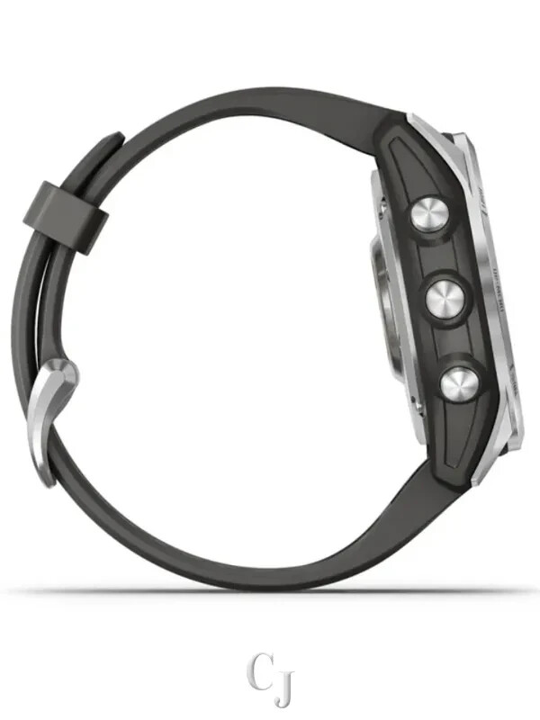 GARMIN FENIX 7S SILVER W/ GRAPHITE BAND SMARTWATCH 010-02539-00 | eBay