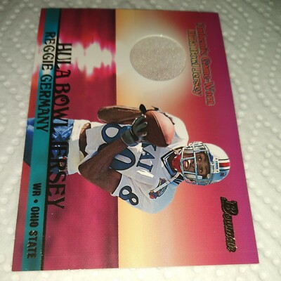 Reggie Germany 2001 Bowman Hula Bowl Rookie Jersey #BJ-RG Ohio State ...