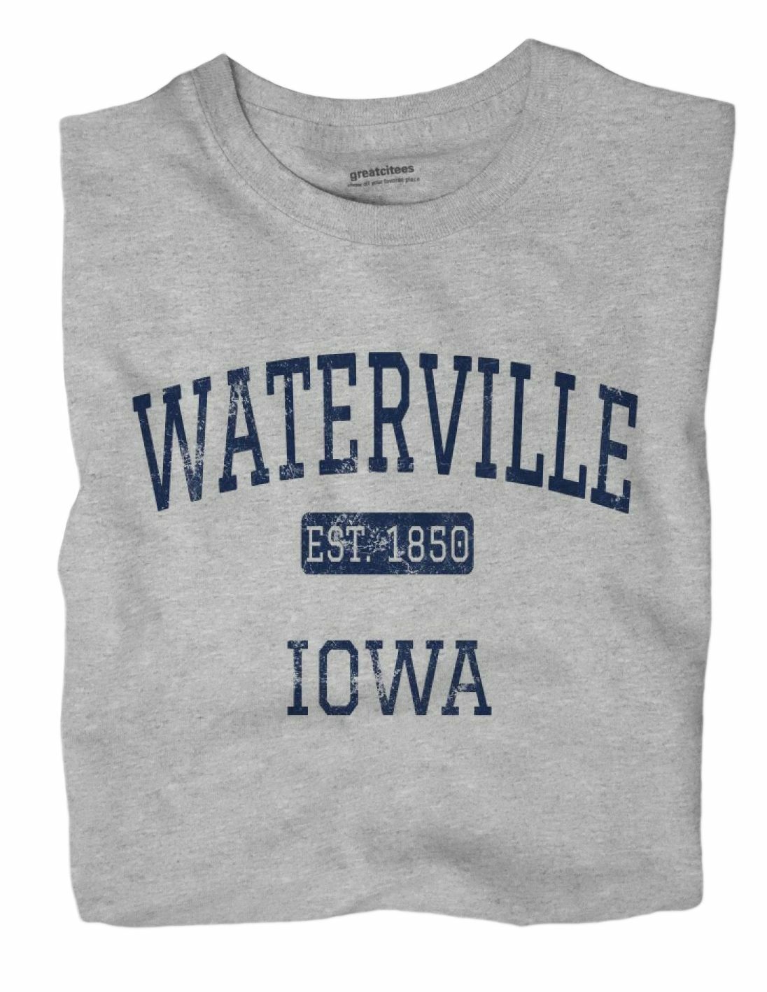 Waterville Iowa IA T-Shirt EST | eBay