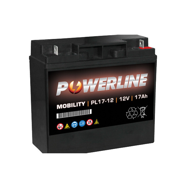 PowerLine PL17-12 12V Mobility Battery for sale online | eBay UK