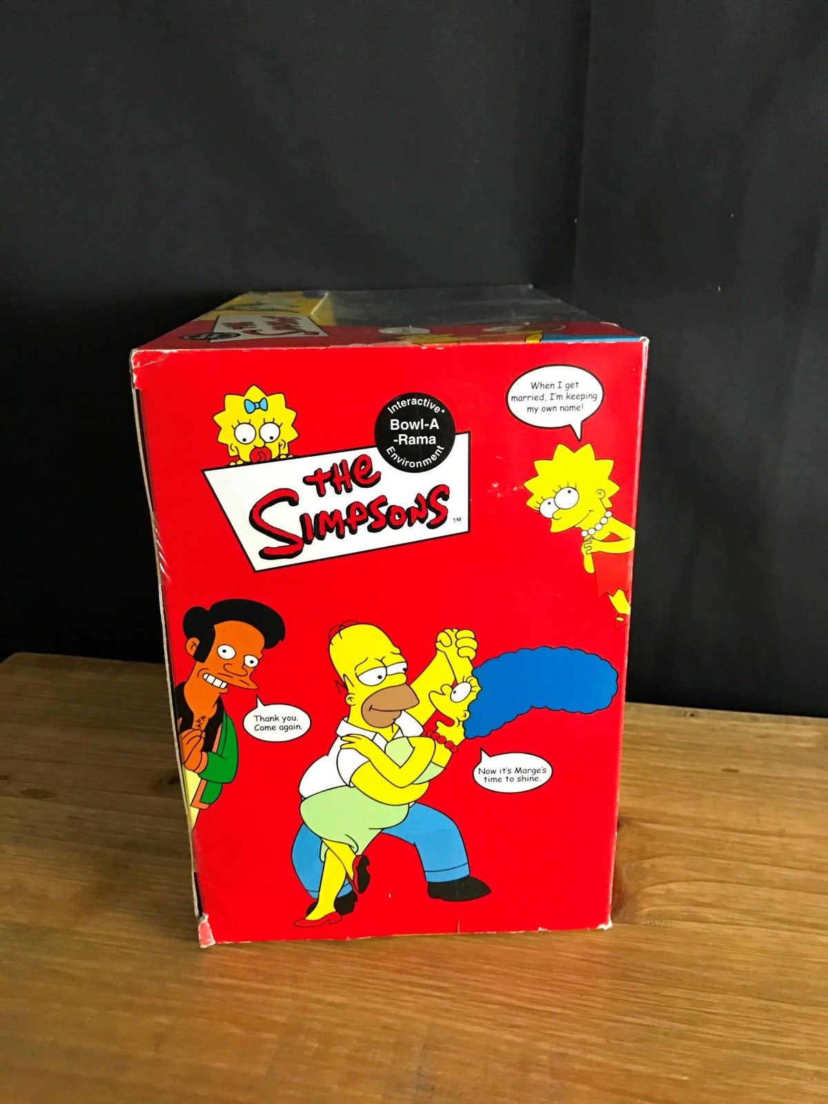 2001 THE SIMPSONS WOS Interactive BOWL-A-RAMA EXCLUSIVE PIN PAL APU ...
