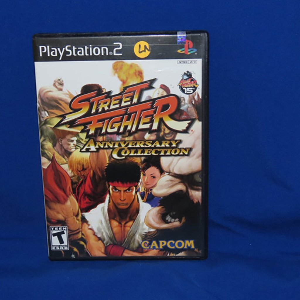 Street Fighter Anniversary Collection Playstation 2 Video Game - PS2 ...