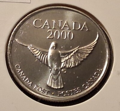 2000 Canada Post Millennium 'Dove' Token - Proof Like | eBay