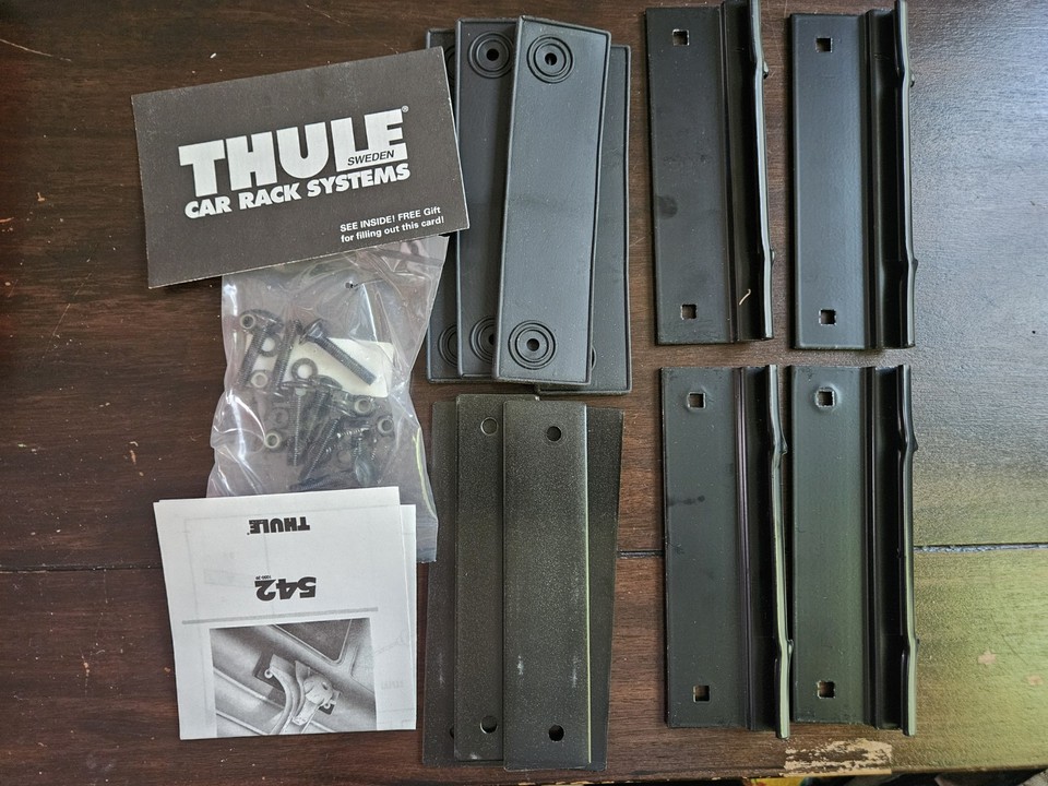 NEW Set of 4 Thule 542 Artificial Rain Gutters for Truck, Camper, Truck ...