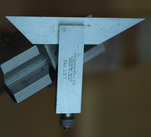 The Lufkin Rule Co. No. 137 Double Square Toolmaker's Tool with Bevel Blade | eBay