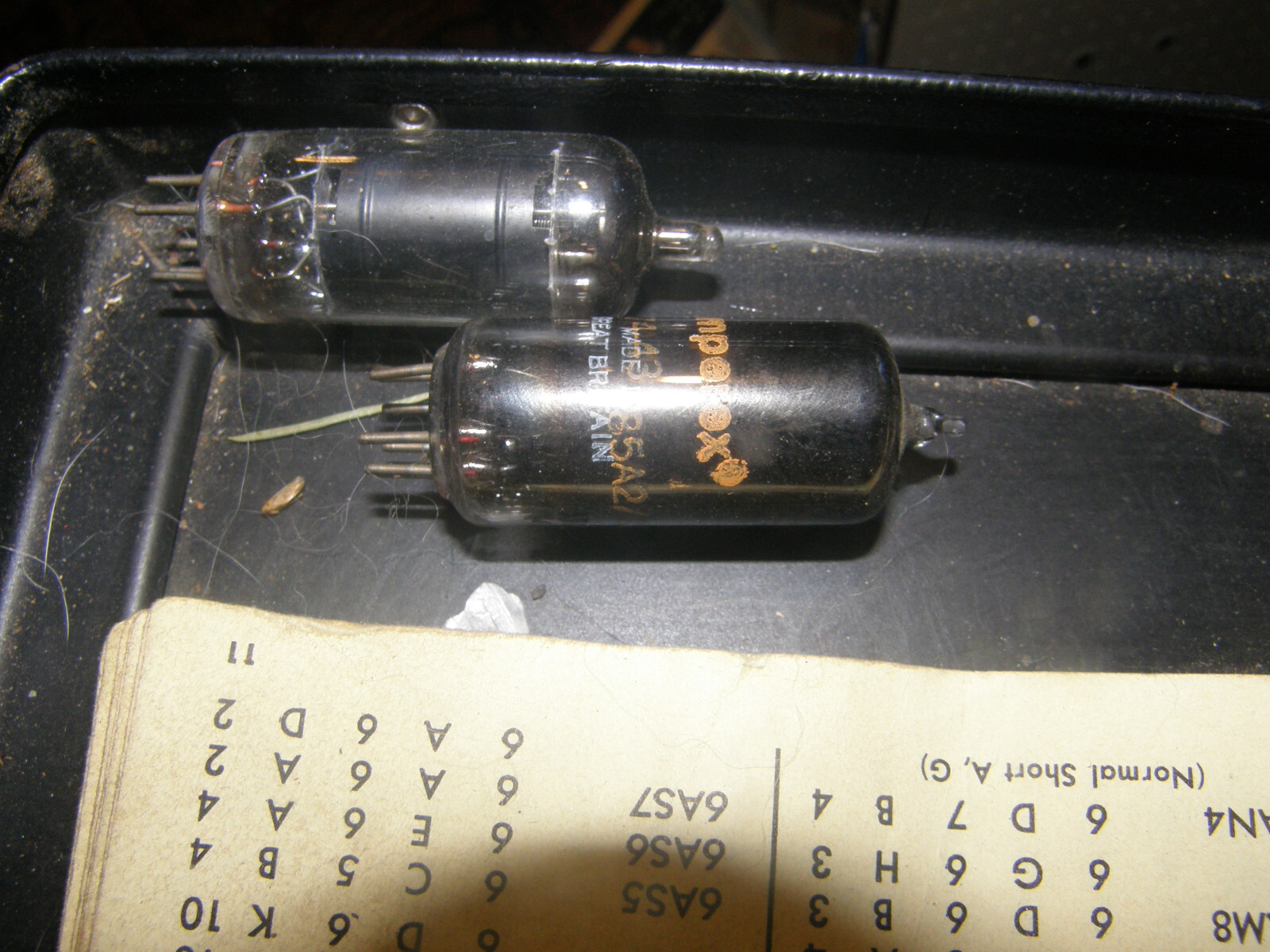 Lot of 35 untested vacuum tubes 6L6GC, 6LB6, 12SC7, 3CU3A 6A7 6SC7 ...