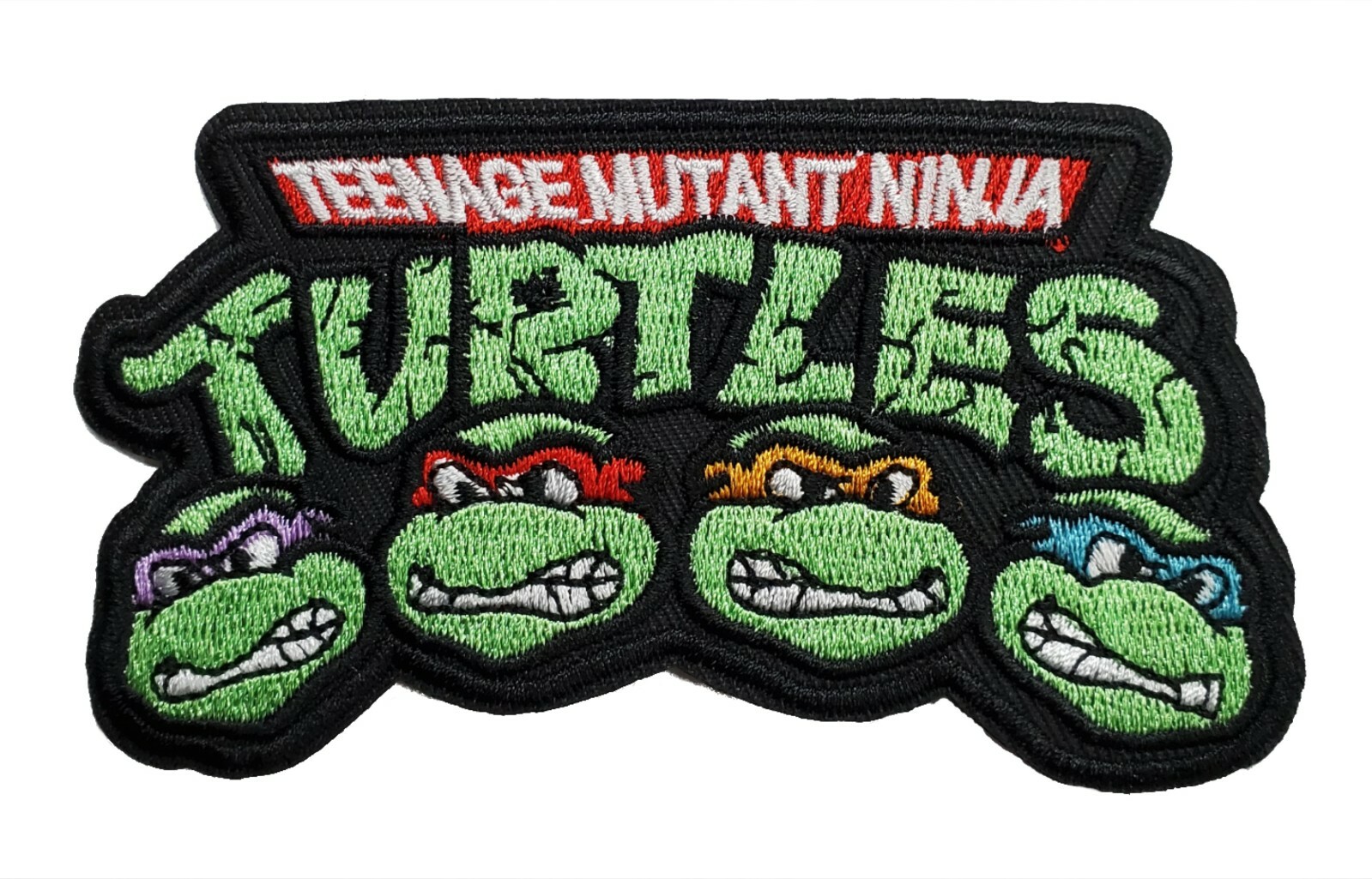 Teenage Mutant Ninja Turtle TMNT Embroidered Iron On Patch 4.5" x 2.5 ...