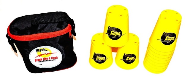 Flash Cups 1010 - Speed Stacking FlashCups 12 St ck Mit Tasche DVD ...